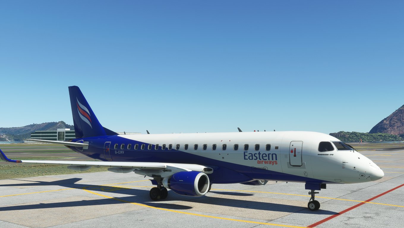 VIRTUALCOL - EMBRAER 170 Eastern Airways G-CIXV request for Microsoft ...