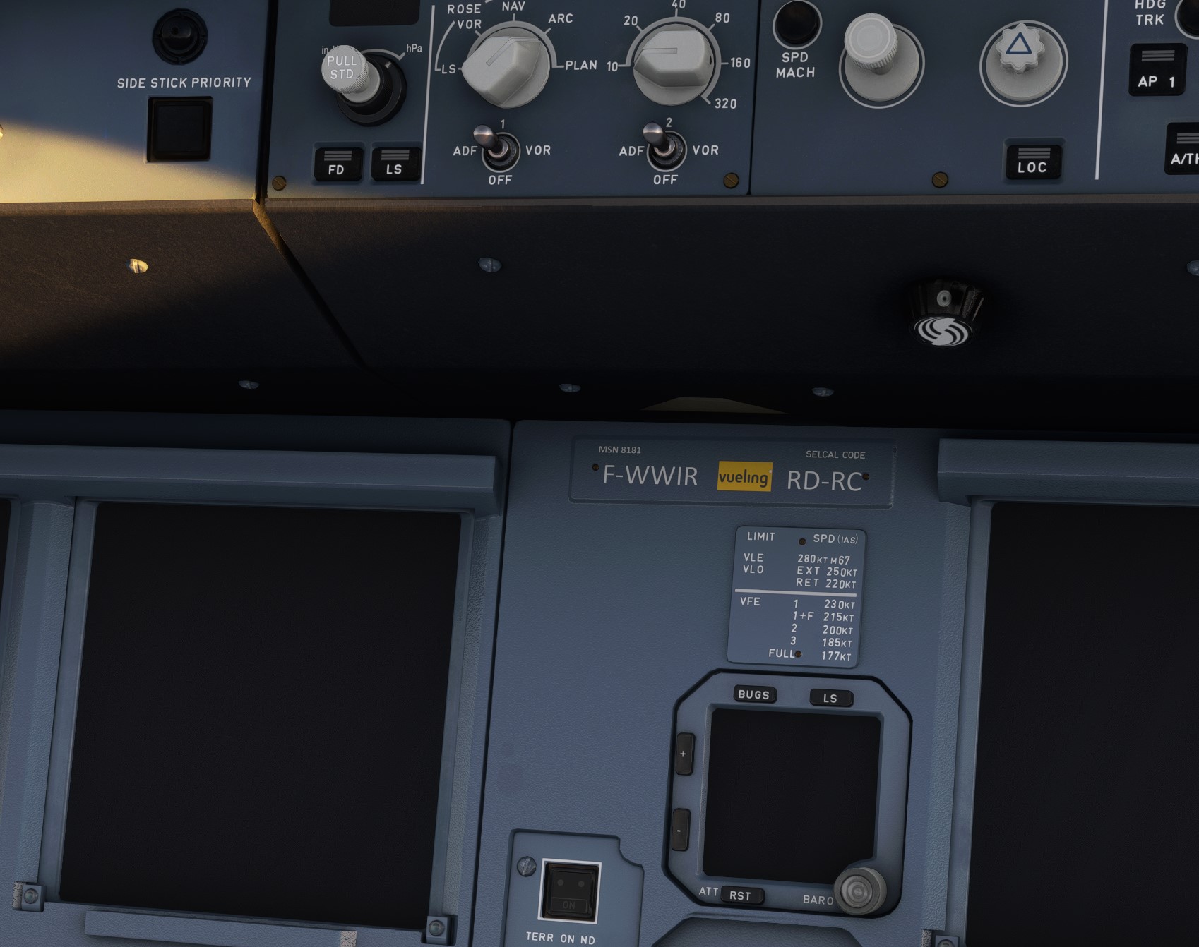 VUELING SELCAL code plate for FlyByWire A32nx mod - MSFS Add-on ...