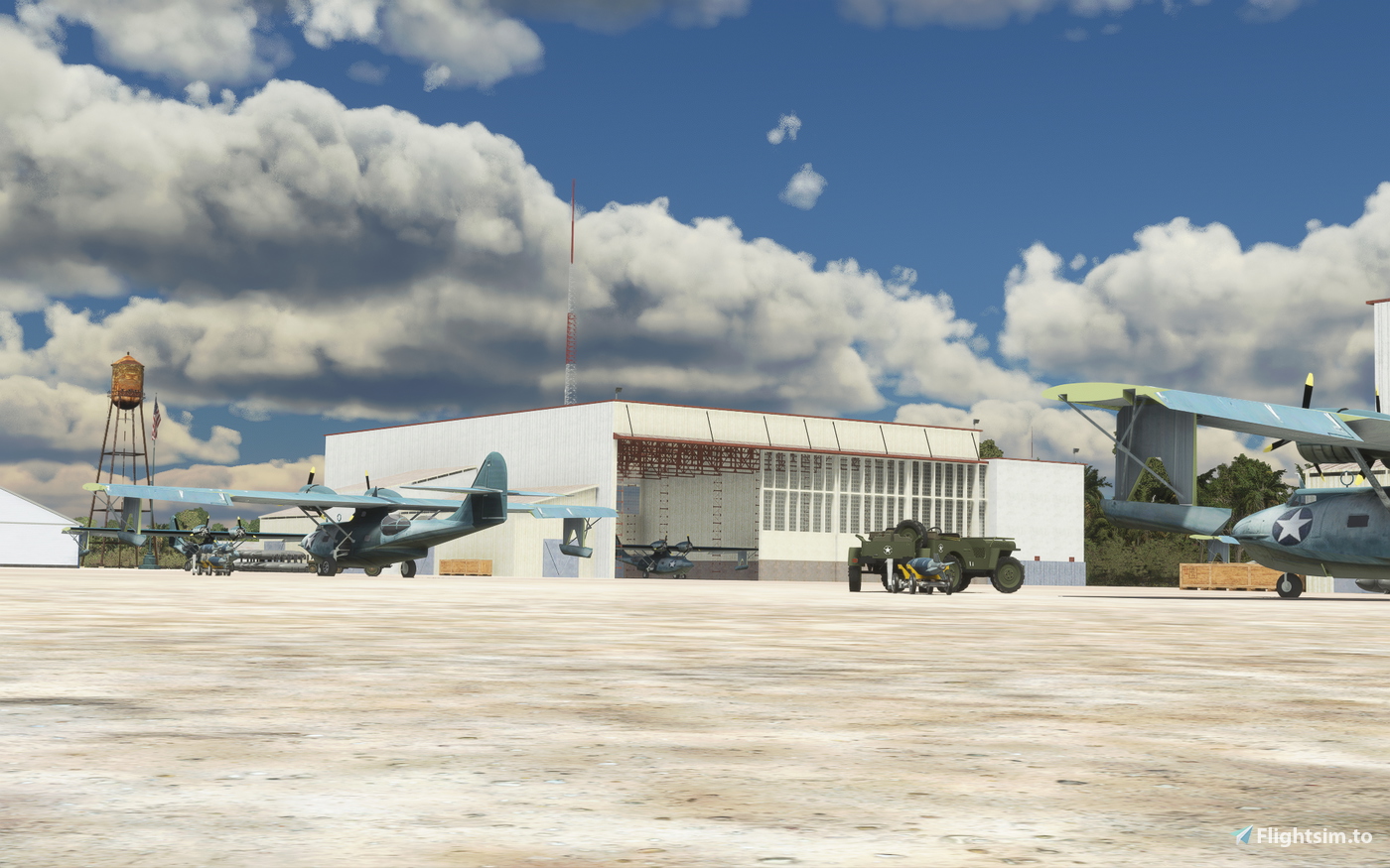 WW2 Naval Air Station Midway - circa 1942 for Microsoft Flight ...