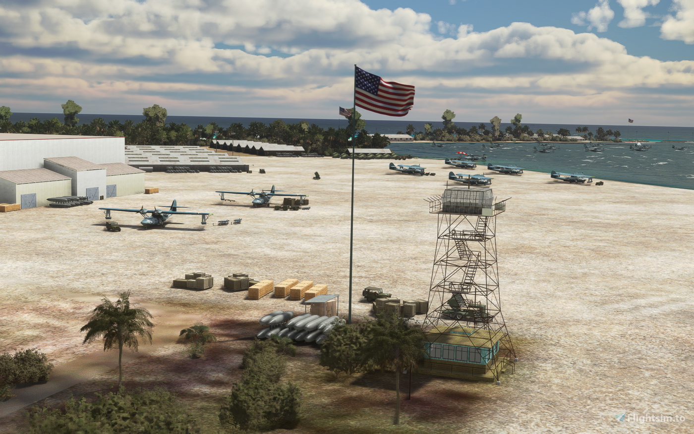 WW2 Naval Air Station Midway - circa 1942 for Microsoft Flight ...