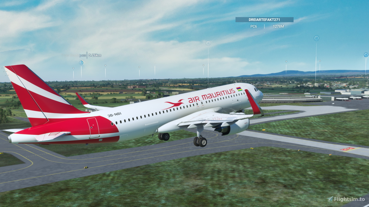 [8K] Air Mauritius (A32NX) for Microsoft Flight Simulator | MSFS