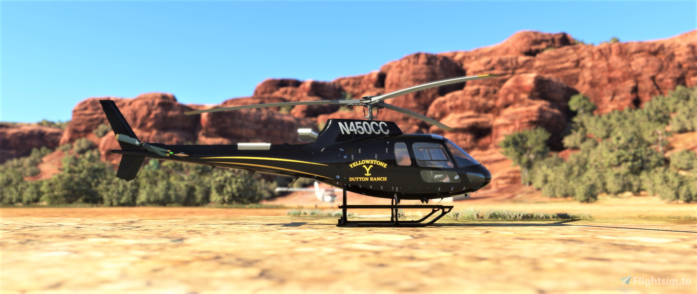 (8K) Airbus H125 - N450CC "Dutton Ranch" for Microsoft Flight Simulator ...