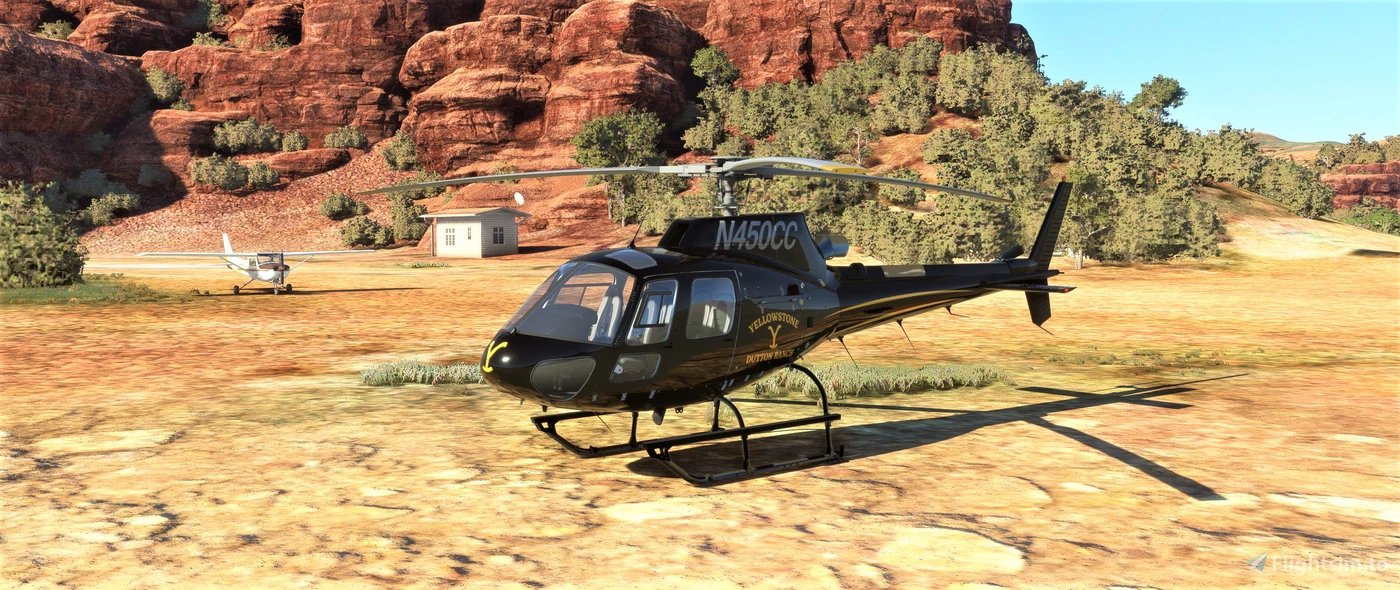 (8K) Airbus H125 - N450CC "Dutton Ranch" for Microsoft Flight Simulator ...