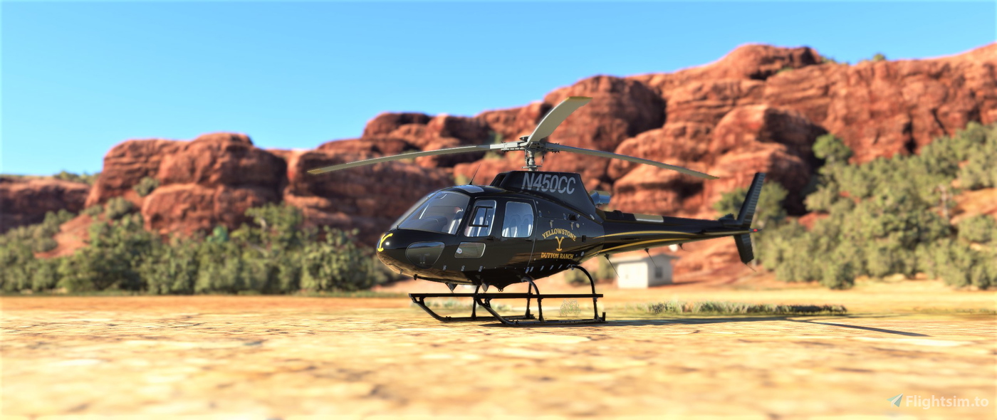 (8K) Airbus H125 - N450CC "Dutton Ranch" for Microsoft Flight Simulator ...