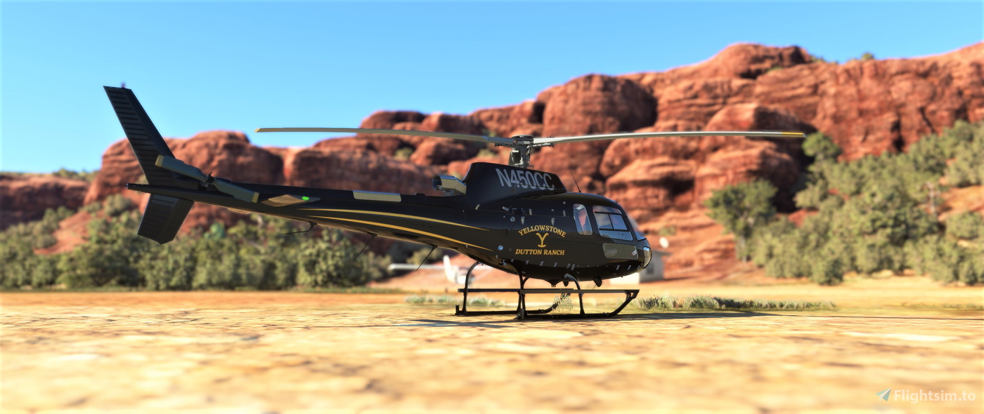 (8K) Airbus H125 - N450CC "Dutton Ranch" for Microsoft Flight Simulator ...