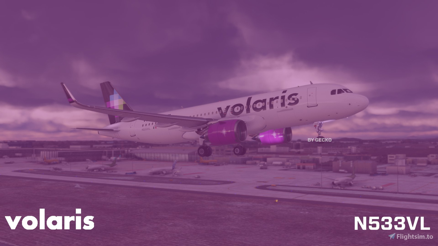 [8K] FBW A32NX Volaris N533VL for Microsoft Flight Simulator | MSFS