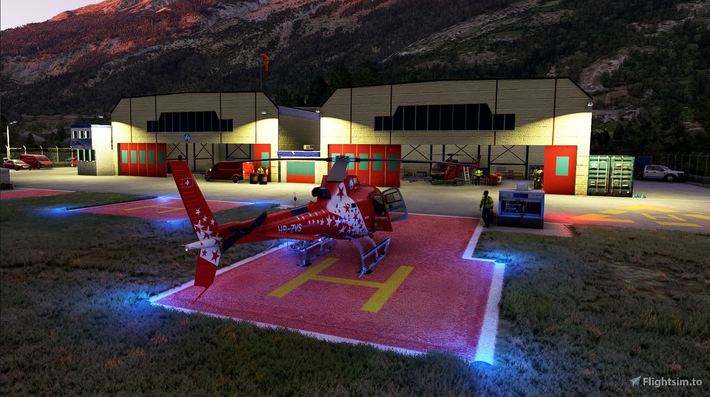 Air Zermatt - Raron (LSER) for Microsoft Flight Simulator | MSFS