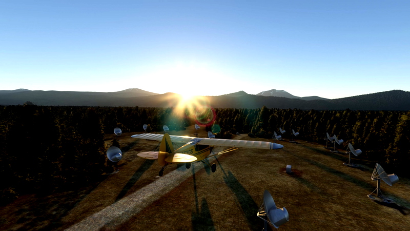 Allen telescope array (SETI institute) for Microsoft Flight Simulator ...