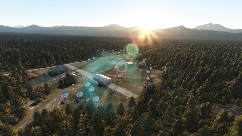 Allen telescope array (SETI institute) for Microsoft Flight Simulator ...