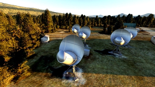 Allen telescope array (SETI institute) for Microsoft Flight Simulator ...