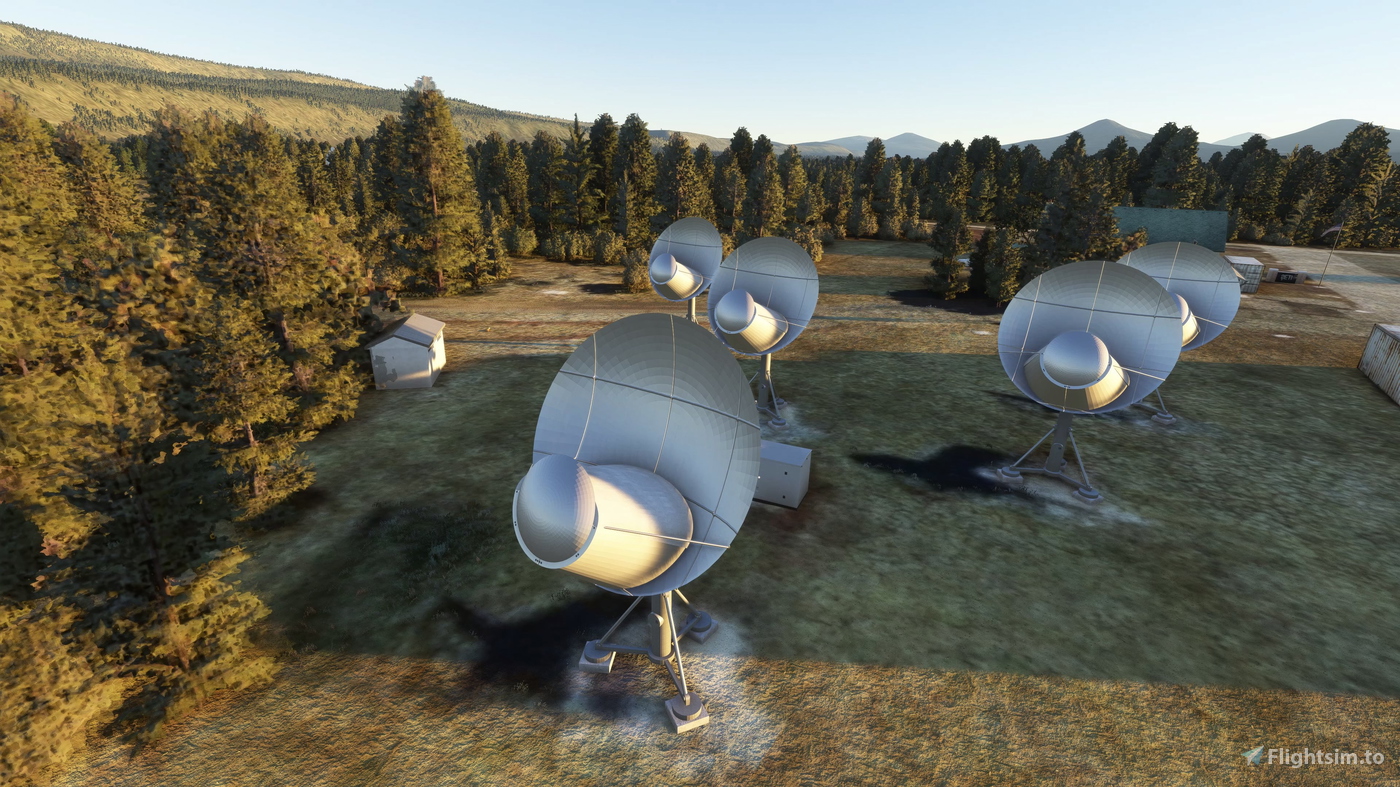 Allen telescope array (SETI institute) for Microsoft Flight Simulator ...