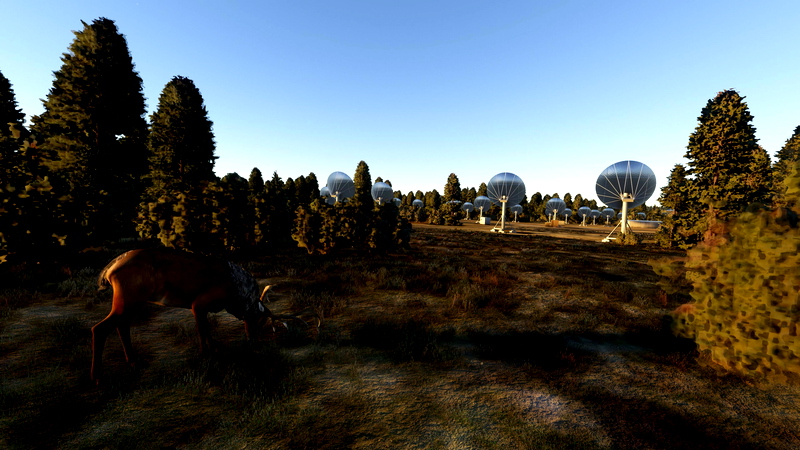 Allen telescope array (SETI institute) for Microsoft Flight Simulator ...