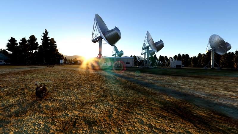 Allen telescope array (SETI institute) for Microsoft Flight Simulator ...