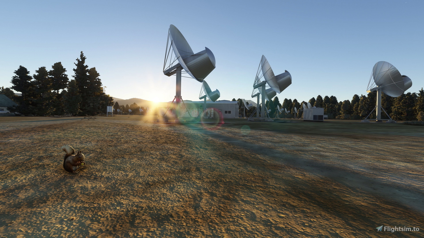 Allen telescope array (SETI institute) for Microsoft Flight Simulator ...