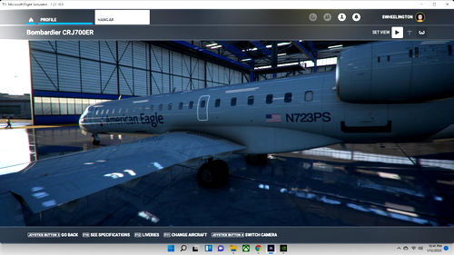 AMERICAN EAGLE PSA N723PS » Microsoft Flight Simulator