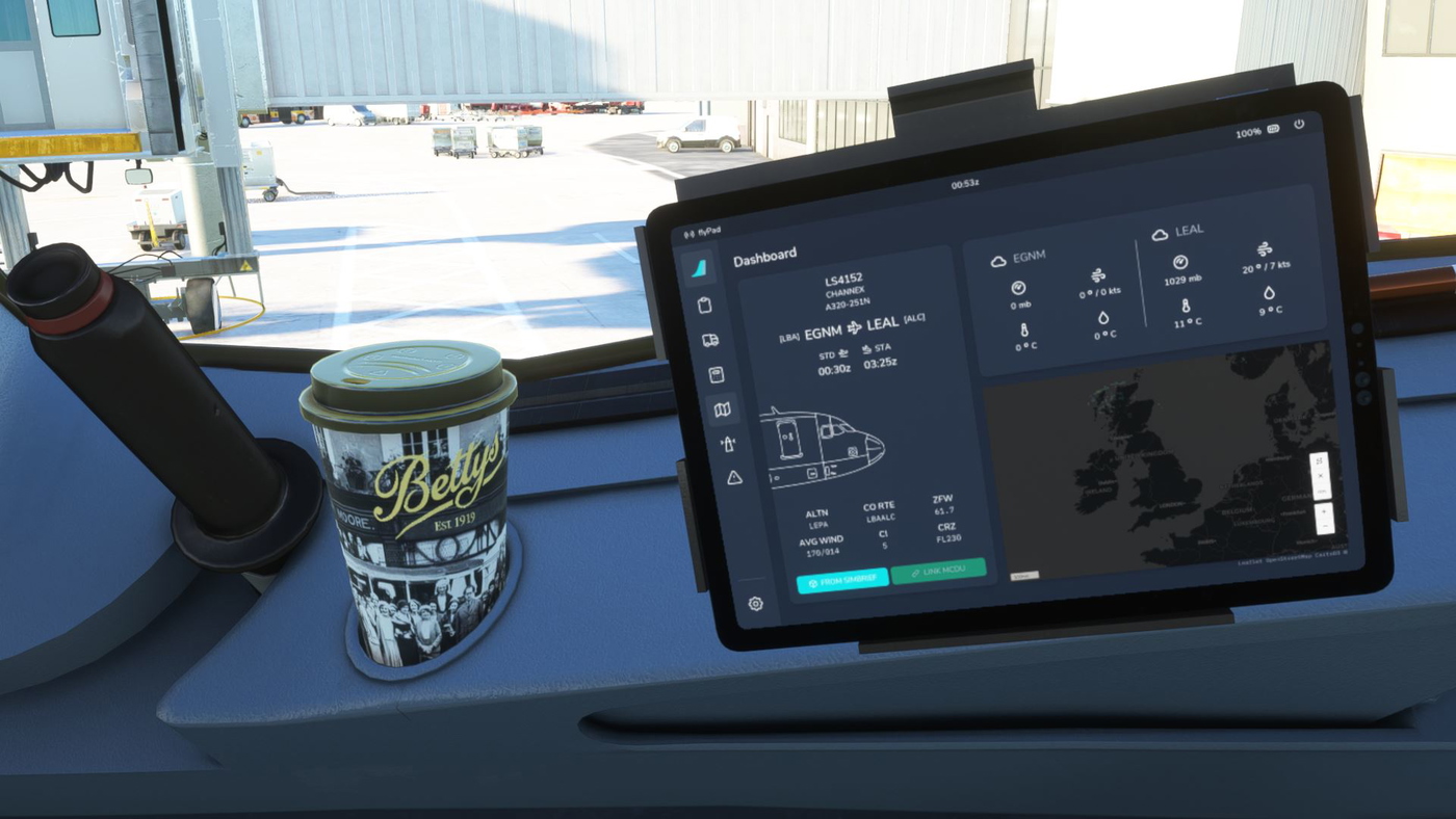 ☕ Betty's Tea Room FBW A32NX Coffee Cup ☕ for Microsoft Flight ...