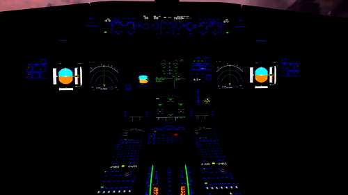 Blue Cockpit lights and White LCD for FBW A32NX for Microsoft Flight ...