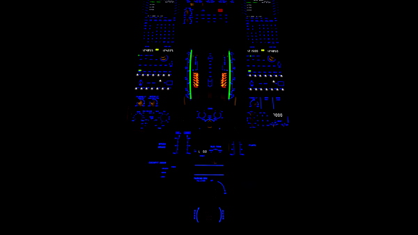 Blue Cockpit lights and White LCD for standard A320neo for Microsoft ...