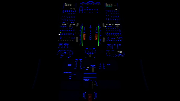 Blue Cockpit lights and Blue LCD for FBW A32NX » Microsoft Flight Simulator