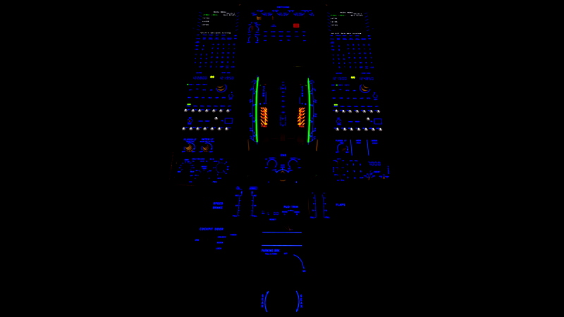 Blue Cockpit lights and Blue LCD for FBW A32NX for Microsoft Flight ...