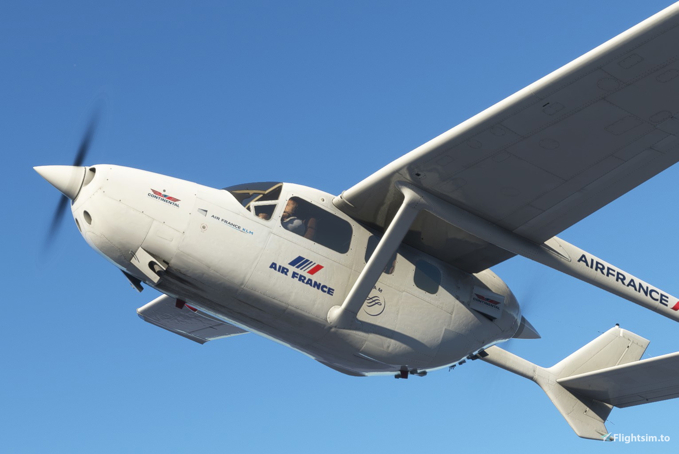Cessna C337 Skymaster AirFrance for Microsoft Flight Simulator | MSFS
