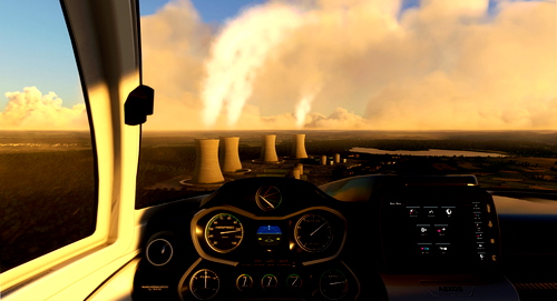 Cattenom Power Plant » Microsoft Flight Simulator