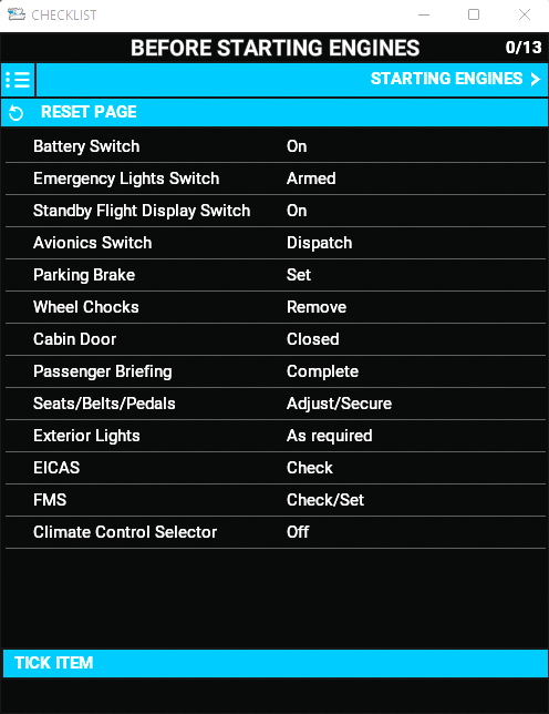 Cessna Citation CJ4 - Ingame Checklist for Microsoft Flight Simulator ...