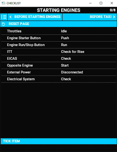 Cessna Citation CJ4 - Ingame Checklist for Microsoft Flight Simulator ...