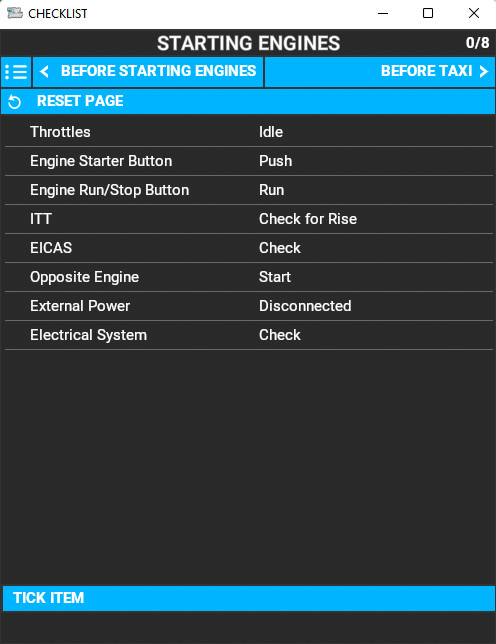 Cessna Citation CJ4 - Ingame Checklist for Microsoft Flight Simulator ...