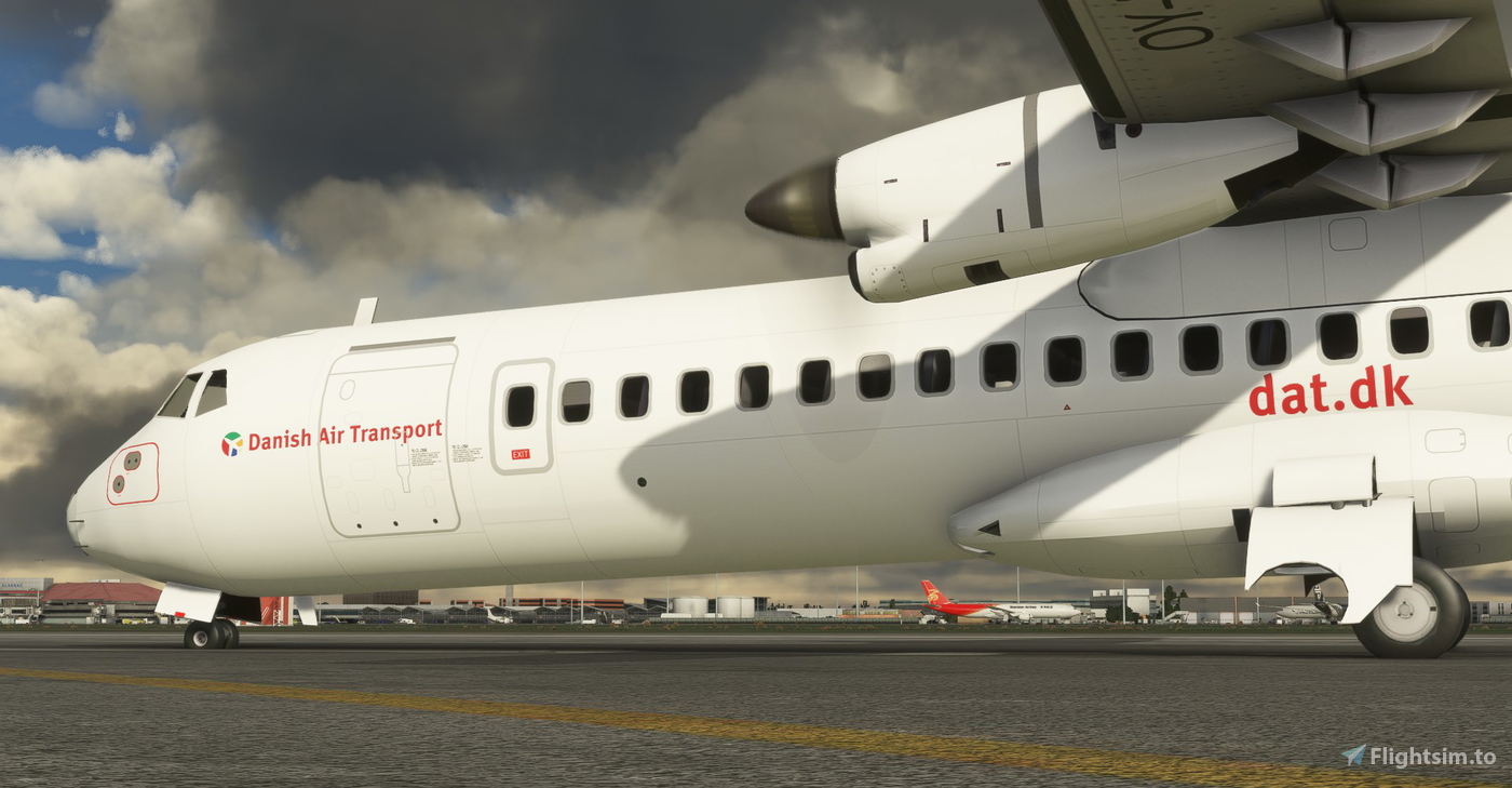 Danish Air Transport (DAT) ATR 72-600 Community Version pour Microsoft ...