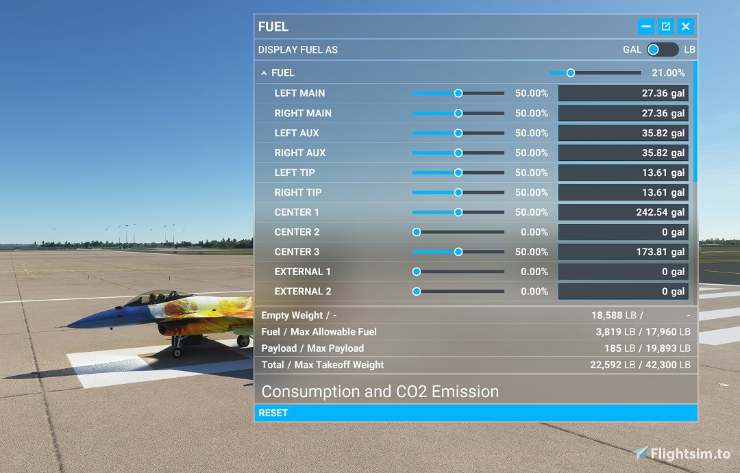 Fire Falcon livery for SC Designs F-16C for Microsoft Flight Simulator ...