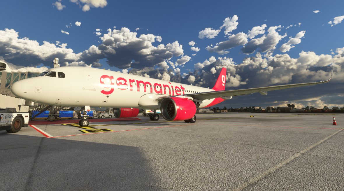Germanjet A32NX (OFFICIAL) livery. for Microsoft Flight Simulator | MSFS