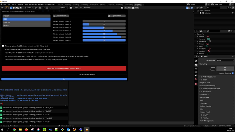 Google Earth Decoder Optimization Tools (GEDOT) - Blender Addon for Microsoft Flight Simulator ...