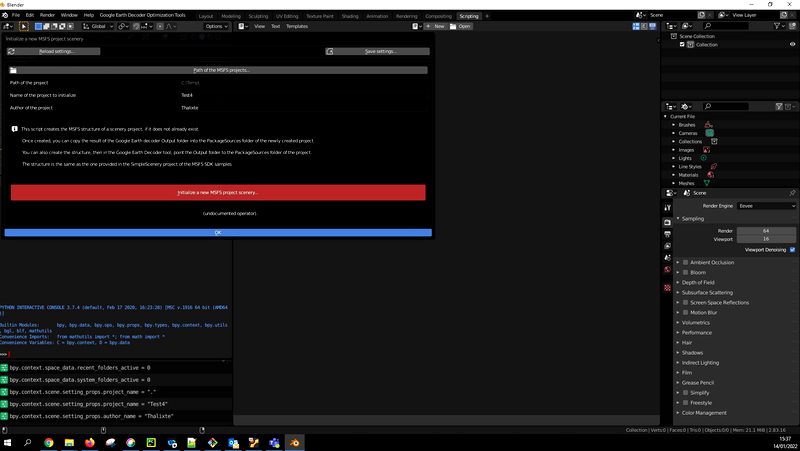 Google Earth Decoder Optimization Tools (GEDOT) - Blender Addon for Microsoft Flight Simulator ...