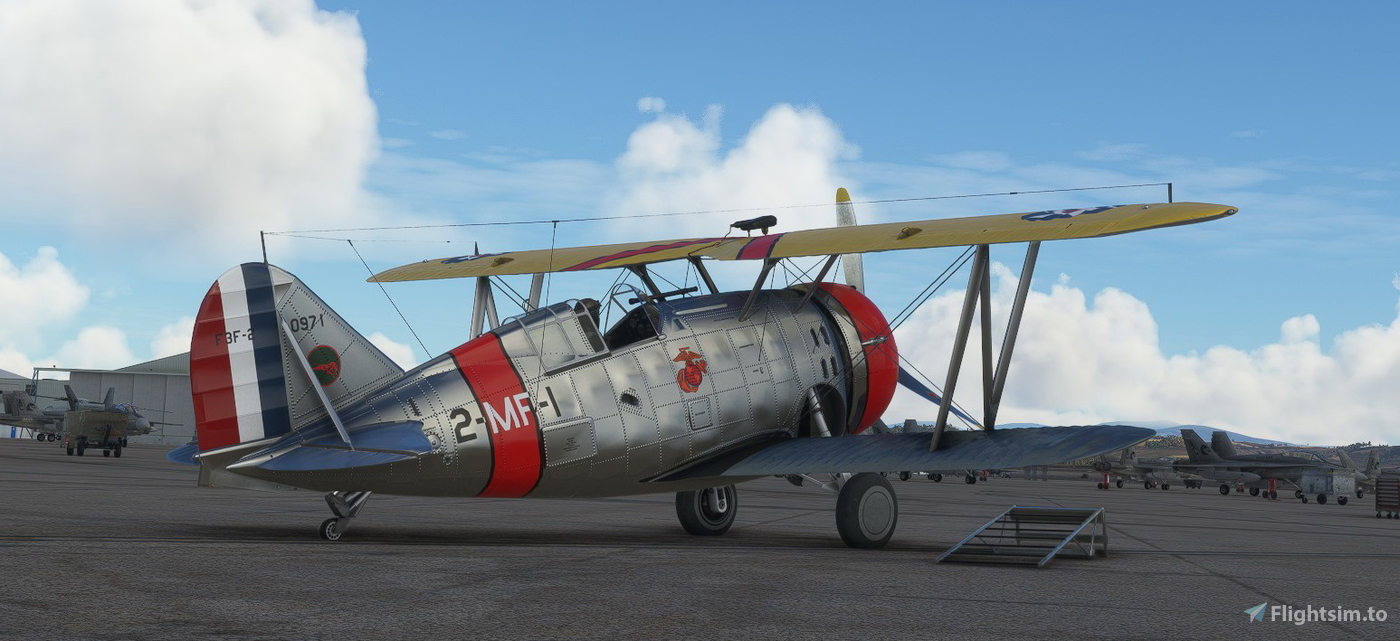 Grumman F3F-2 VMF-2 Red Flight (textures for 3 aircraft) for Microsoft ...