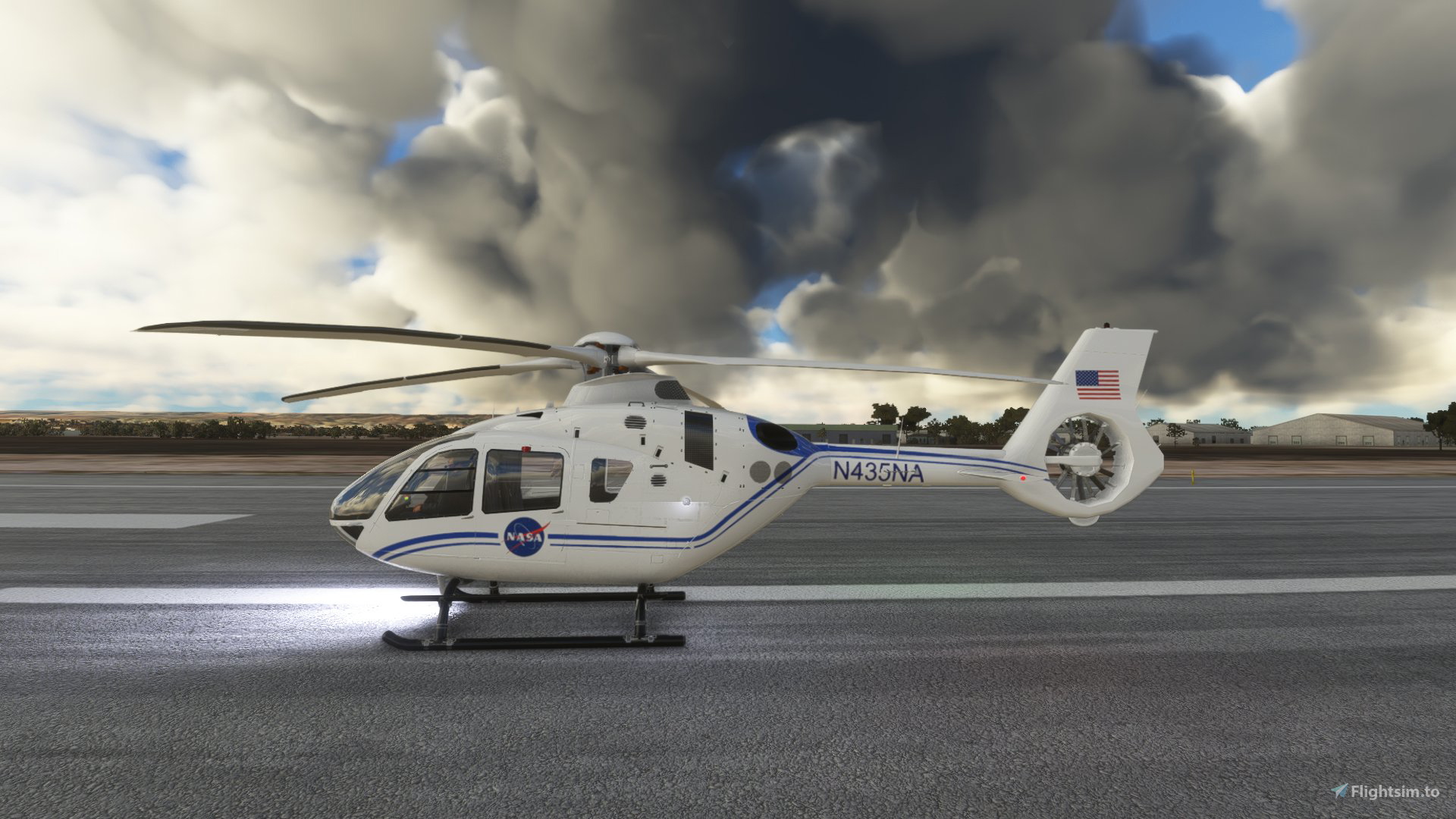 H135 NASA livery for Microsoft Flight Simulator | MSFS