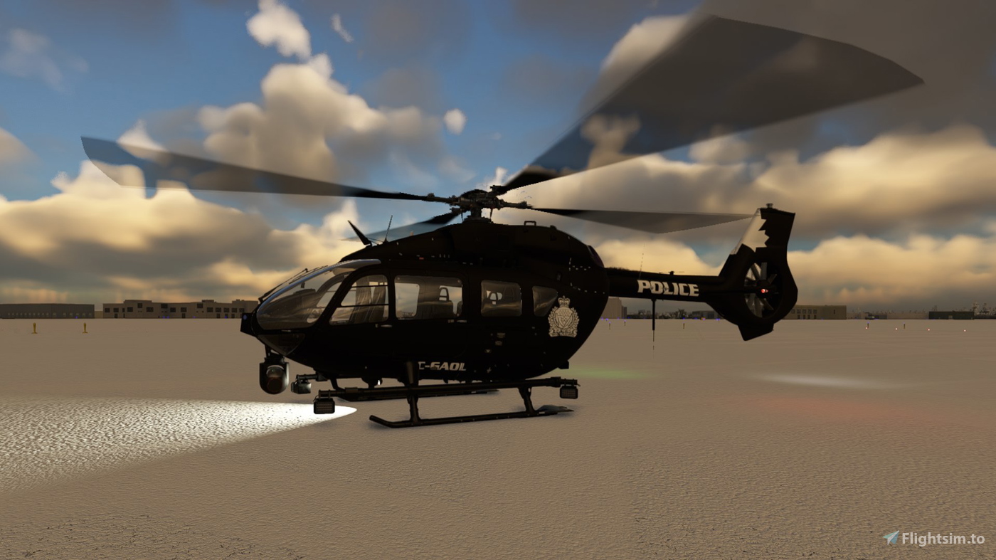 H145 Civ & Mil Winnipeg Police Service C-GAOL for Microsoft Flight ...