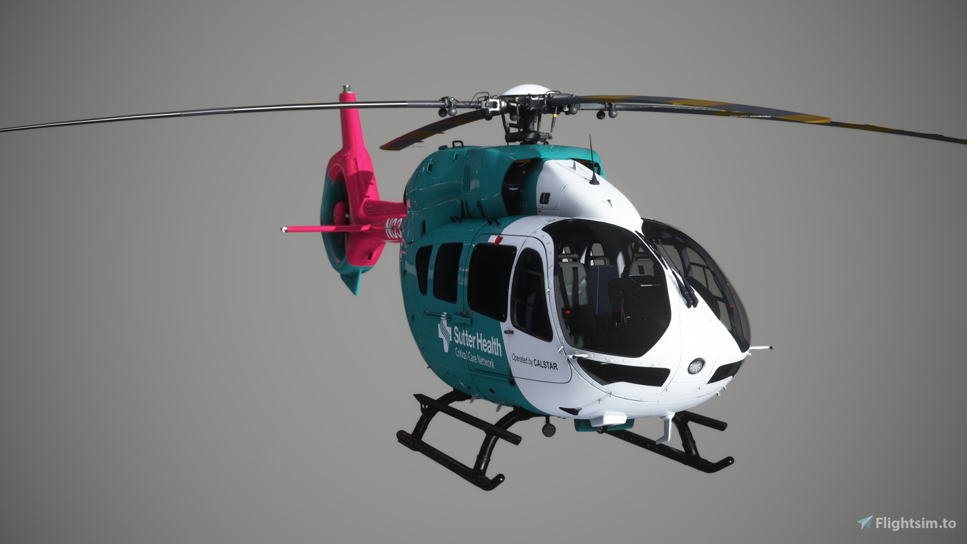 HPG H145 Livery Pack - N836CS - Sutter Health "CALSTAR 1" - EMS, CIV ...