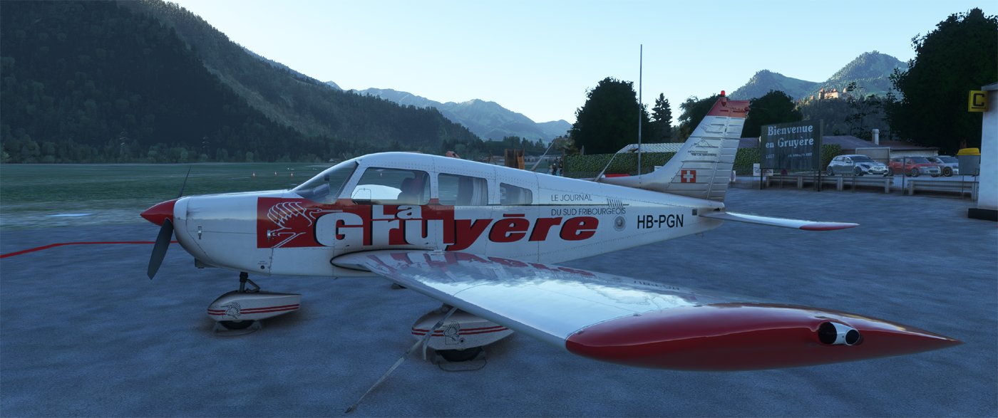JustFlight Piper P28A Warrior II HB-PGN "La Gruyère" for Microsoft ...