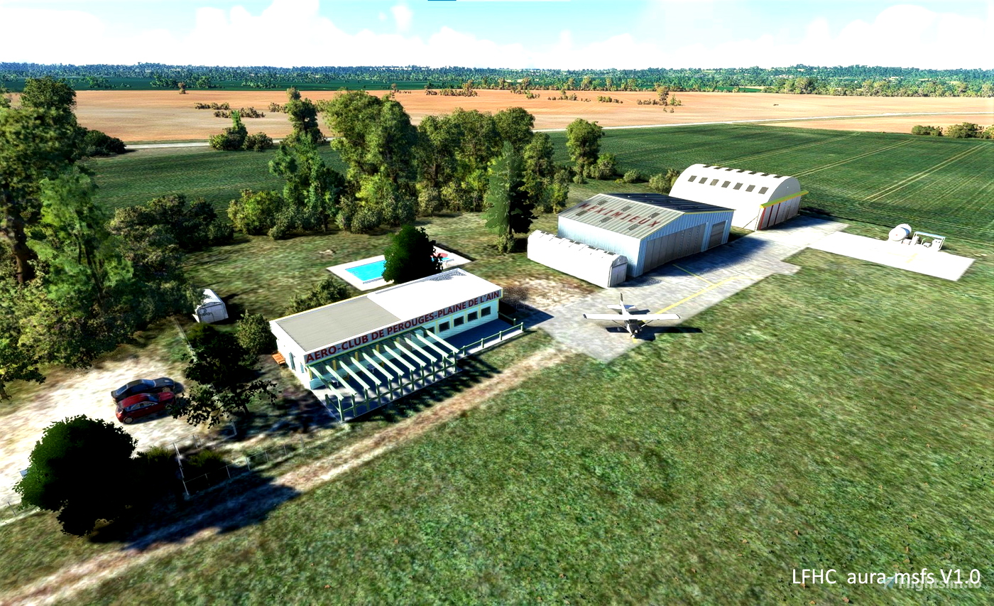 LFHC Pérouges-Meximieux » Microsoft Flight Simulator