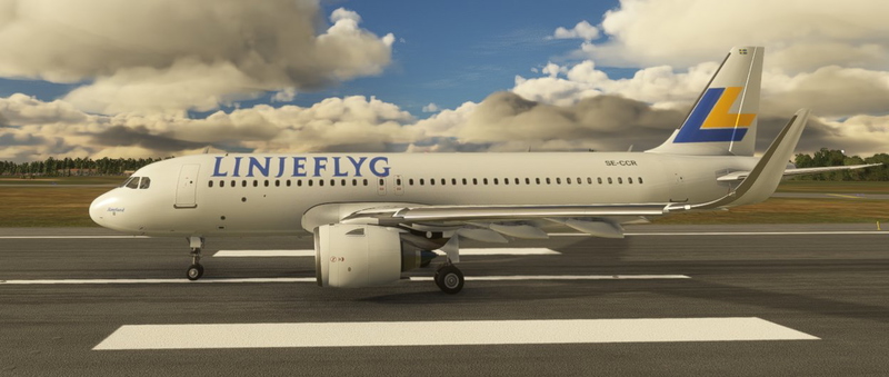 Linjeflyg A320 for Microsoft Flight Simulator | MSFS