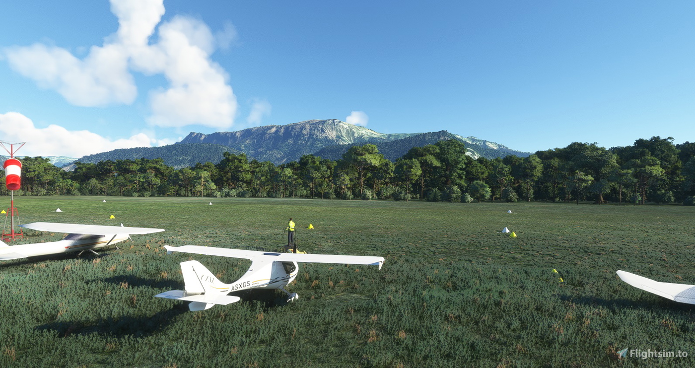 New airfield & scenery for LF9801 Aix-en-Diois Airfield, France. (New ...