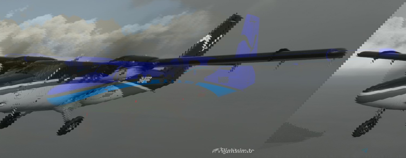 NOAA N48RF livery for the Aerosoft DHC-6 Twin Otter Wheels Cargo ...