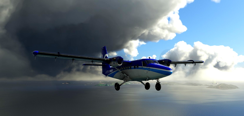 NOAA N48RF livery for the Aerosoft DHC-6 Twin Otter Wheels Cargo ...