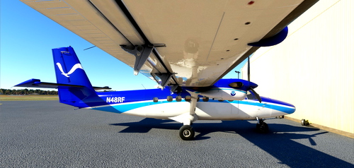 NOAA N48RF livery for the Aerosoft DHC-6 Twin Otter Wheels Cargo ...