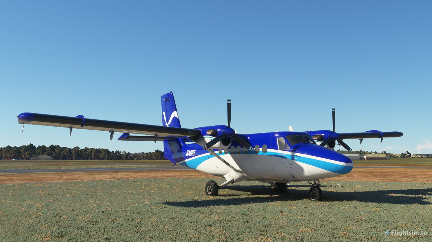 NOAA N48RF livery for the Aerosoft DHC-6 Twin Otter Wheels Cargo ...