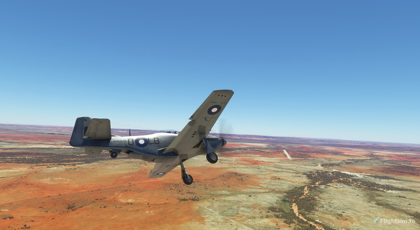 North American P-51D RAAF 84 Sqn A68-523 LB-O for Microsoft Flight ...
