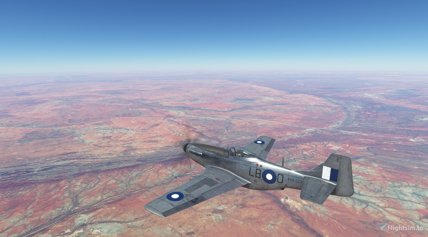 North American P-51D RAAF 84 Sqn A68-523 LB-O for Microsoft Flight ...