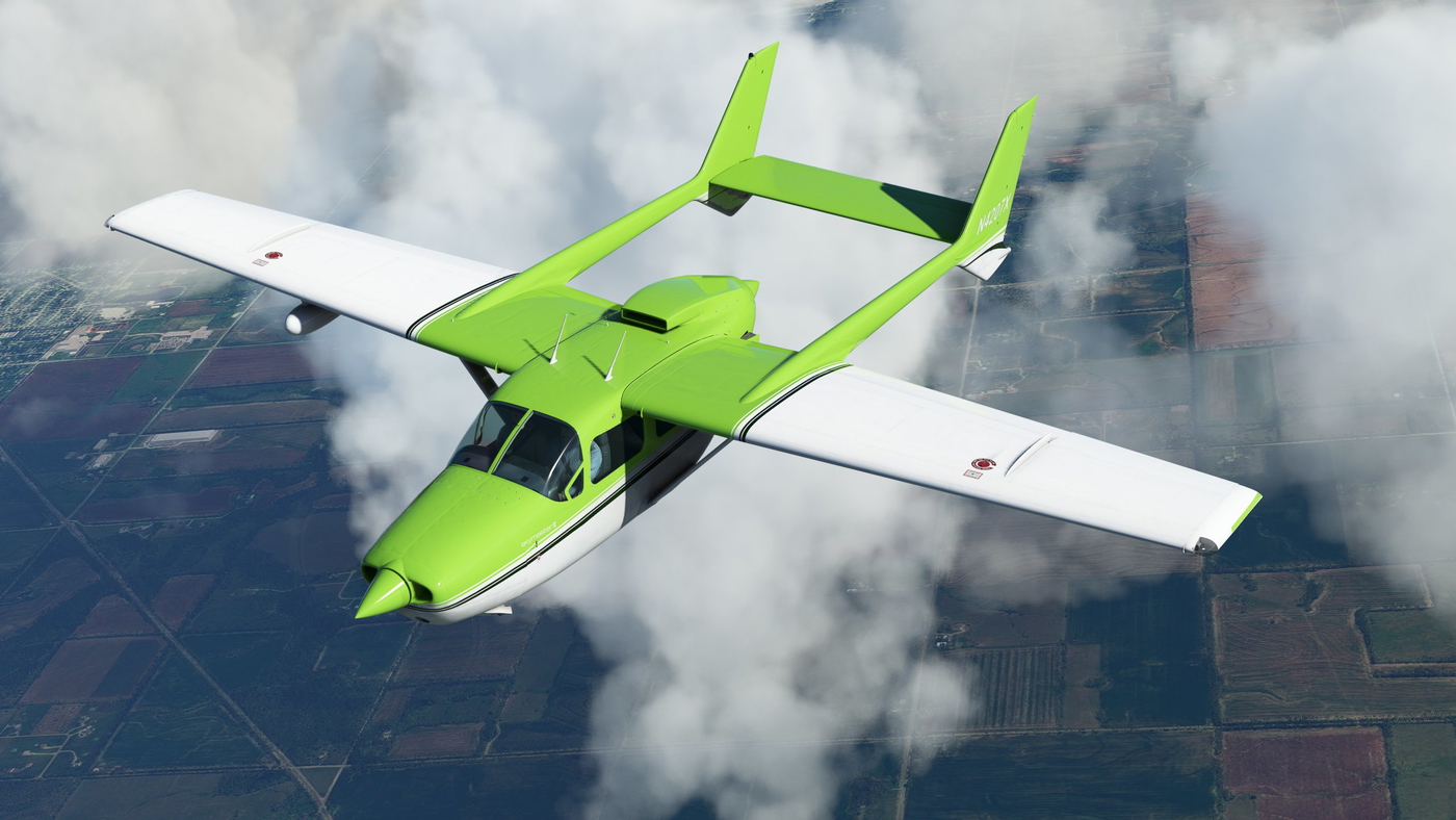 Retro Green Livery for Carenado C337 Skymaster for Microsoft Flight ...