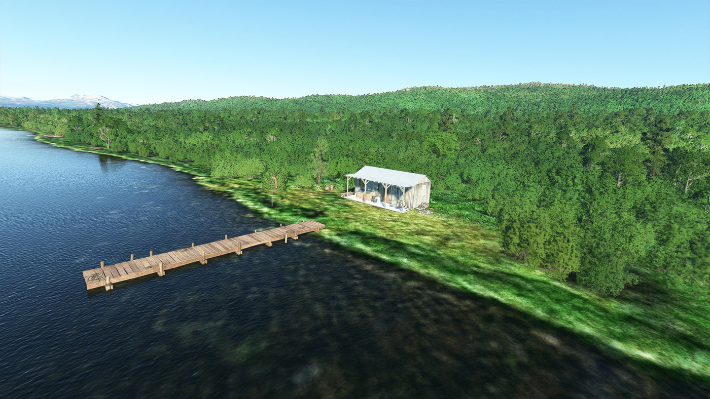 Richard Lake Cabin Alaska (Fictional) for Microsoft Flight Simulator | MSFS